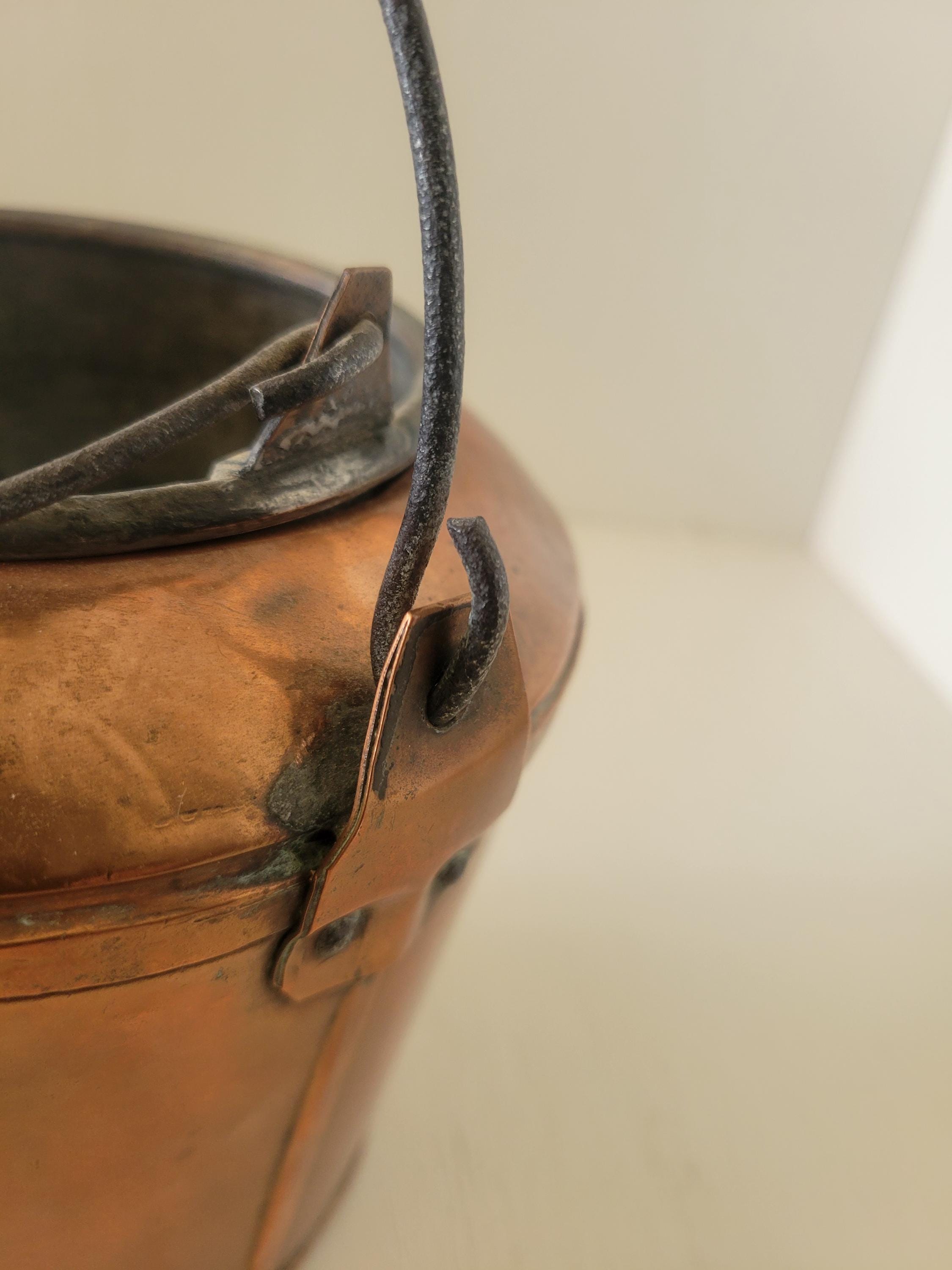 Vintage Copper Glue Pot Double Boiler - Etsy