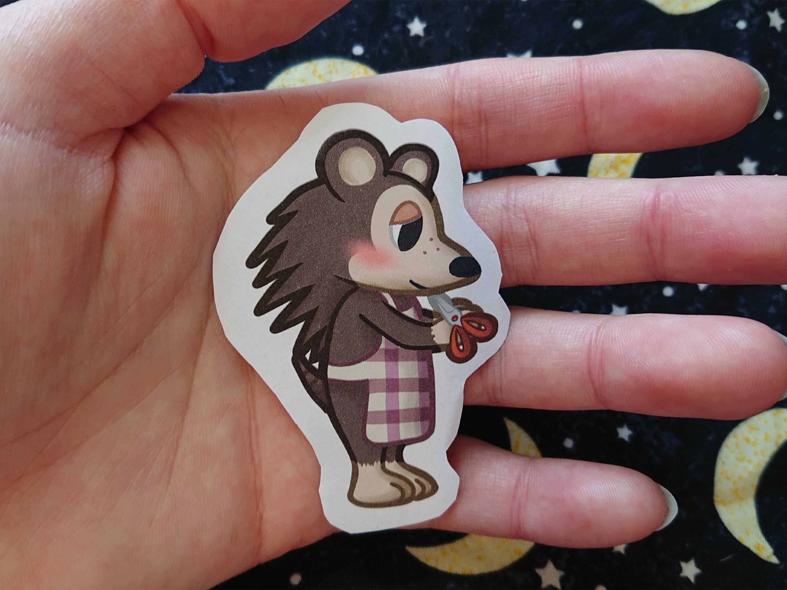 Cute Sable Animal Crossing New Horizons Sticker / ACNH / - Etsy