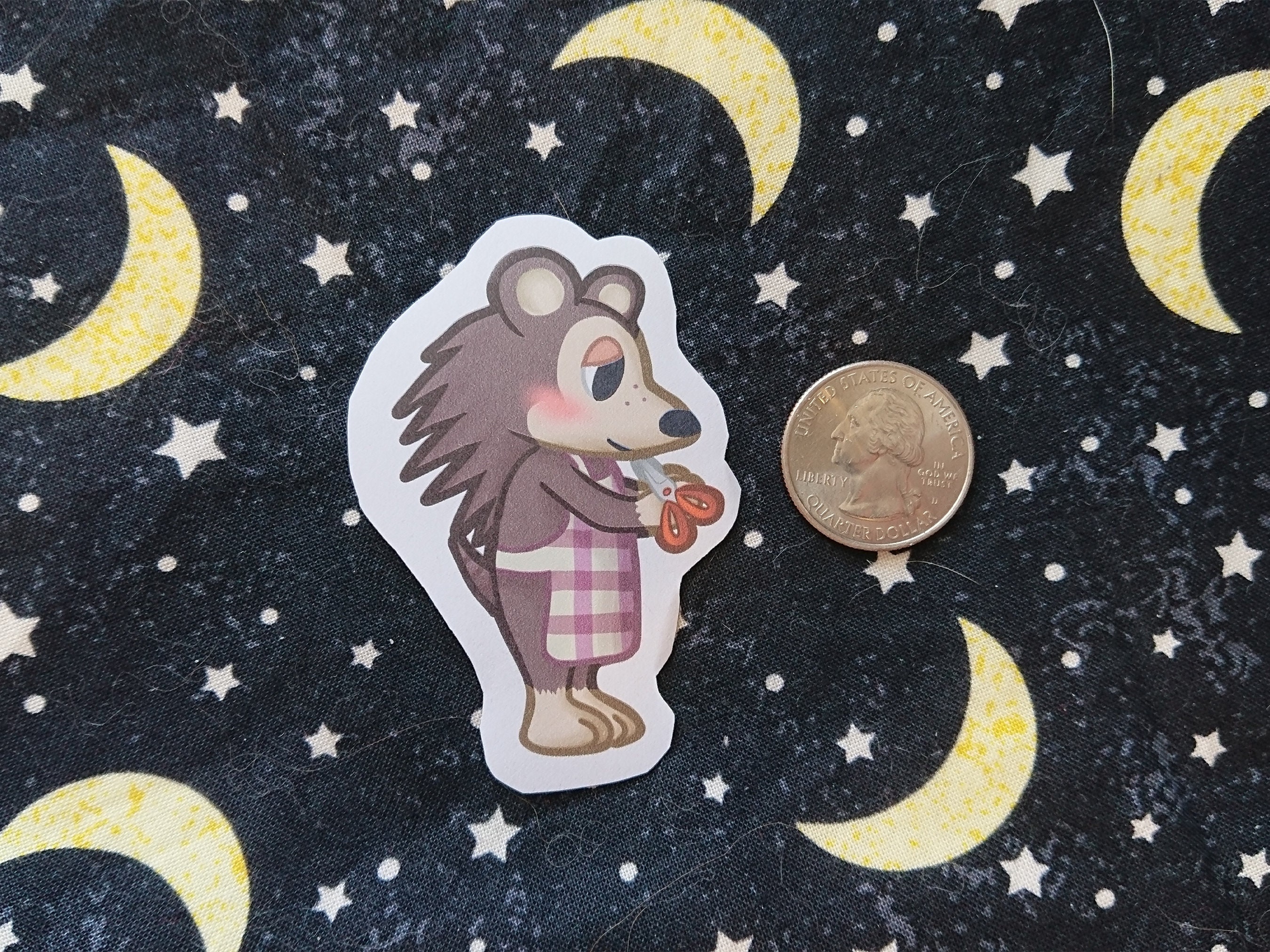 Cute Sable Animal Crossing New Horizons Sticker / ACNH / - Etsy