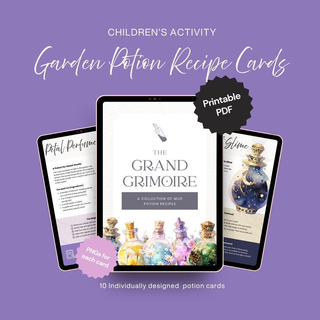 Mud Kitchen Potion Recipes | Printable Kids’ Outdoor Activity ...