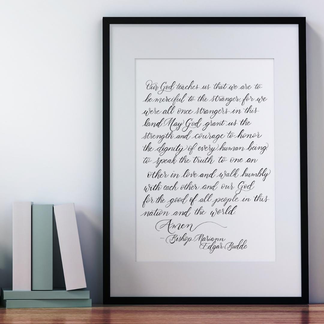 Bishop Mariann Edgar Budde Quote | Wall Art | Digital Download ...