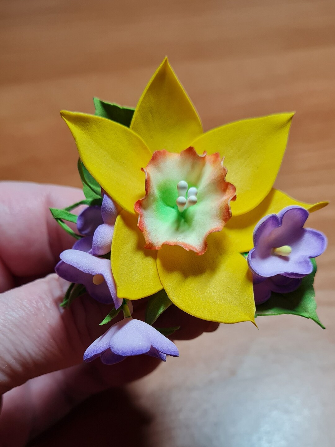 Blooming Daffodil Hair Tie Set Floral Hair Tie Toddler Hair - Etsy