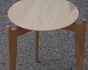 MCM Mid-century Style End Table Square - Etsy