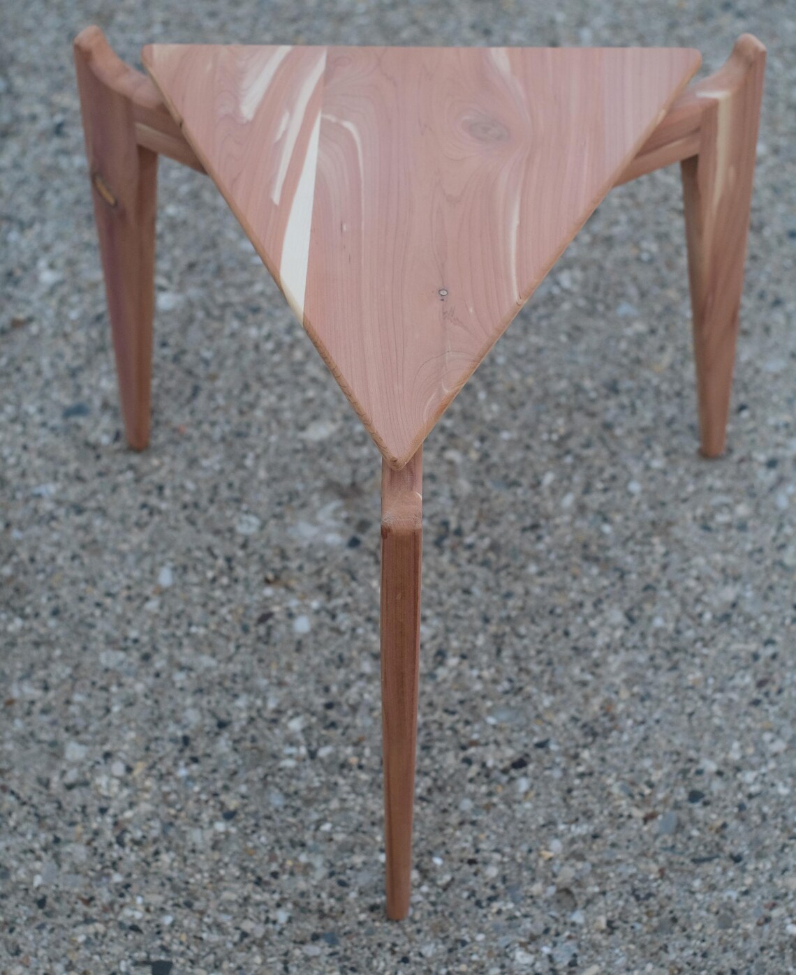 MCM Mid-century Style End Table - Triangle - Etsy