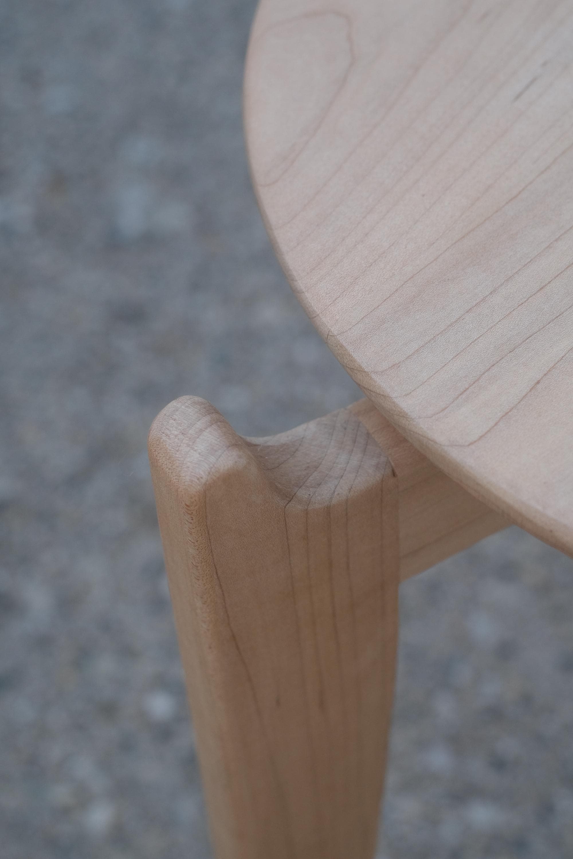 MCM Mid-century Style End Table - Round - Etsy