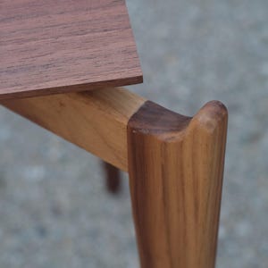 MCM Mid-century Style End Table Square - Etsy