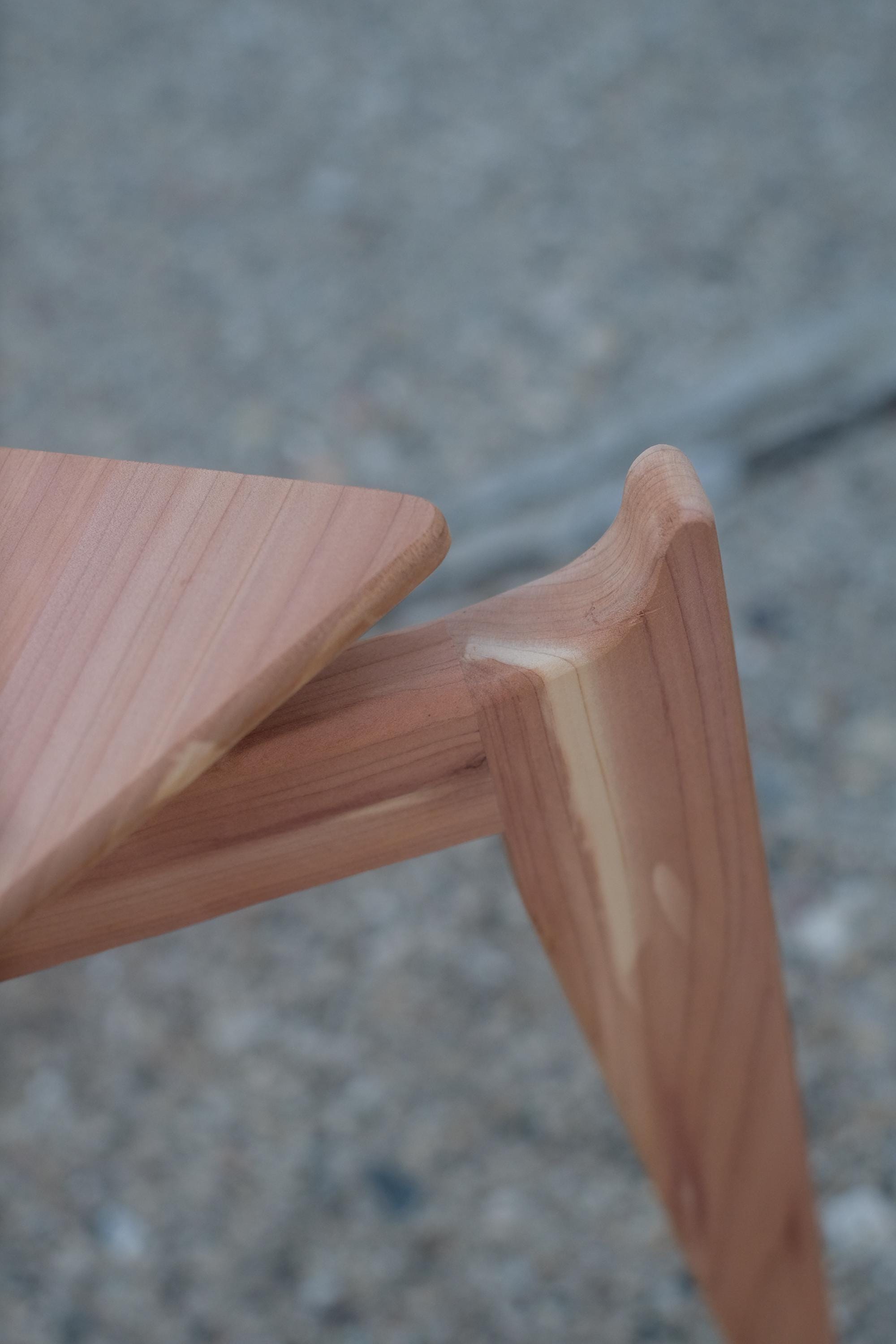 MCM Mid-century Style End Table - Triangle - Etsy