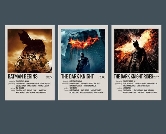 The Dark Knight Trilogy Movie Poster