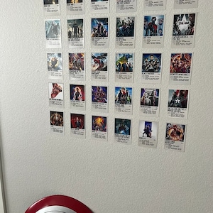 Marvel MCU Mini Poster Prints, Movies and TV Shows (6x4inch), *physical ...