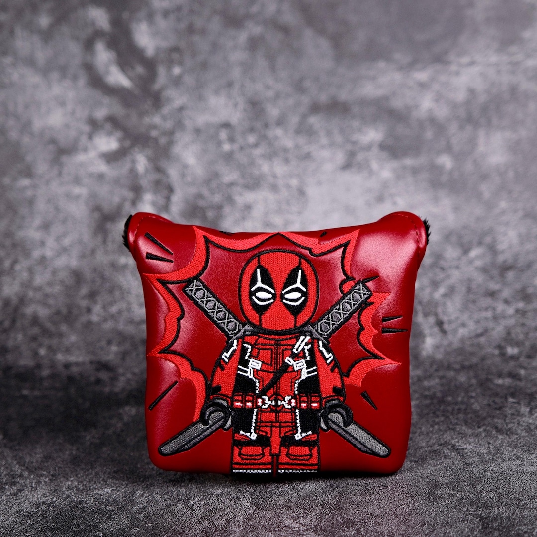 NEW Magnetic Mini Deadpool Inspired Mallet Putter Headcover - Etsy