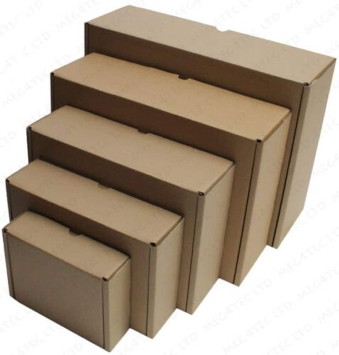 Brown Cardboard Boxes Small Parcel Gift Present Cardbord - Etsy UK