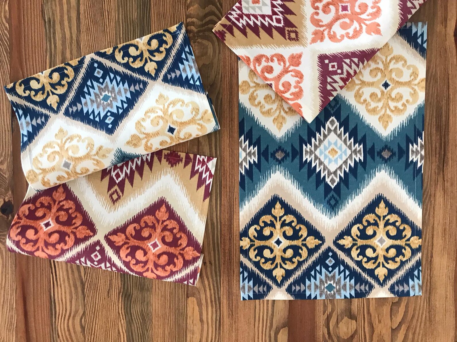 Boho Placemats, Turkish Placemats, Ottoman Rug Placemat, Turkish Rug ...