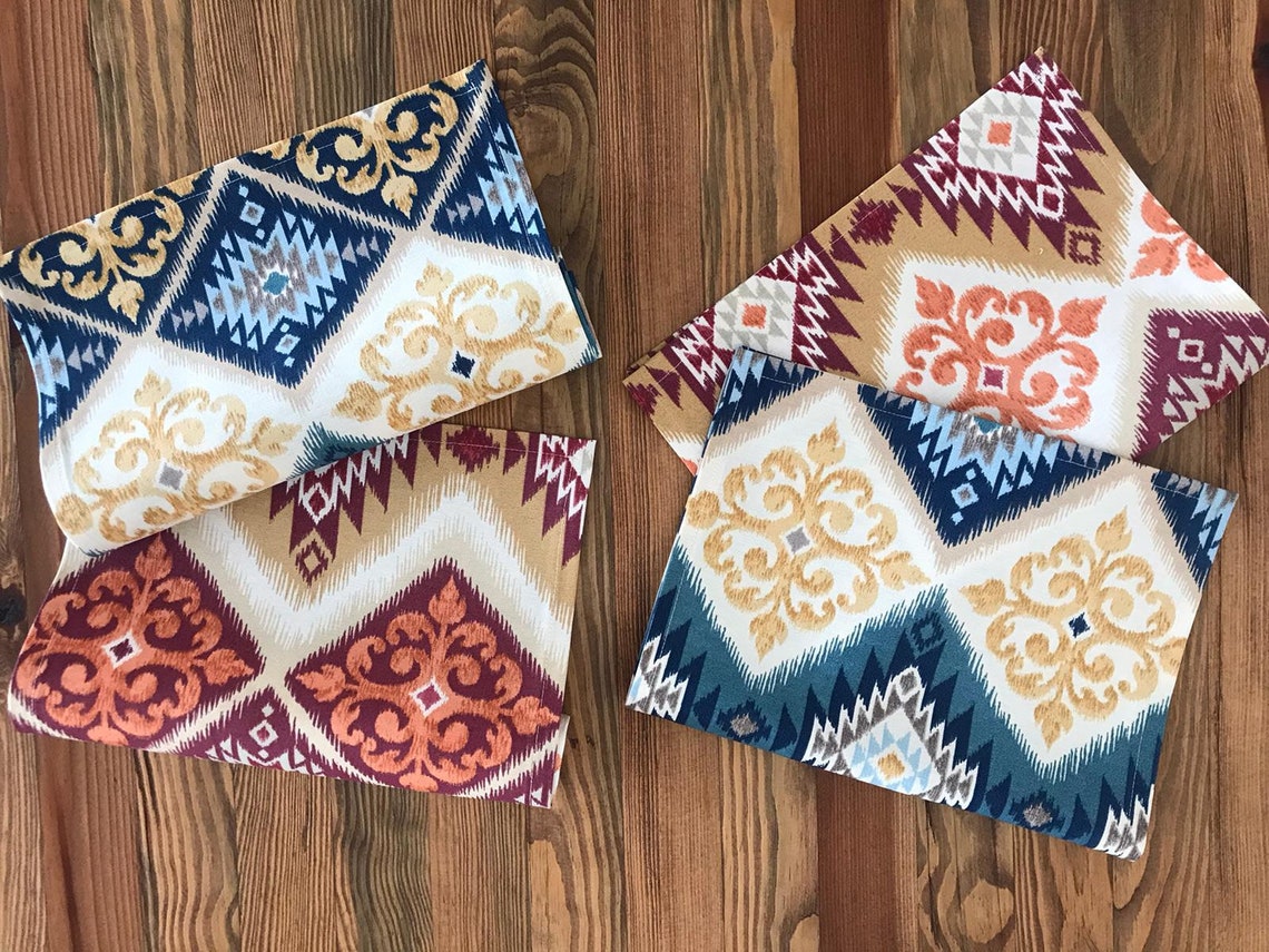 Boho Placemats, Turkish Placemats, Ottoman Rug Placemat, Turkish Rug ...