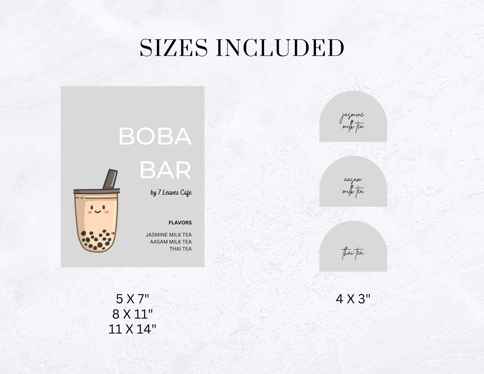 Boba Menu, Boba Drink Menu, Boba Bar Drink Menu, Boba Drinks Menu ...