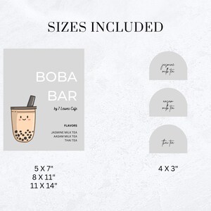 Boba Menu, Boba Drink Menu, Boba Bar Drink Menu, Boba Drinks Menu ...