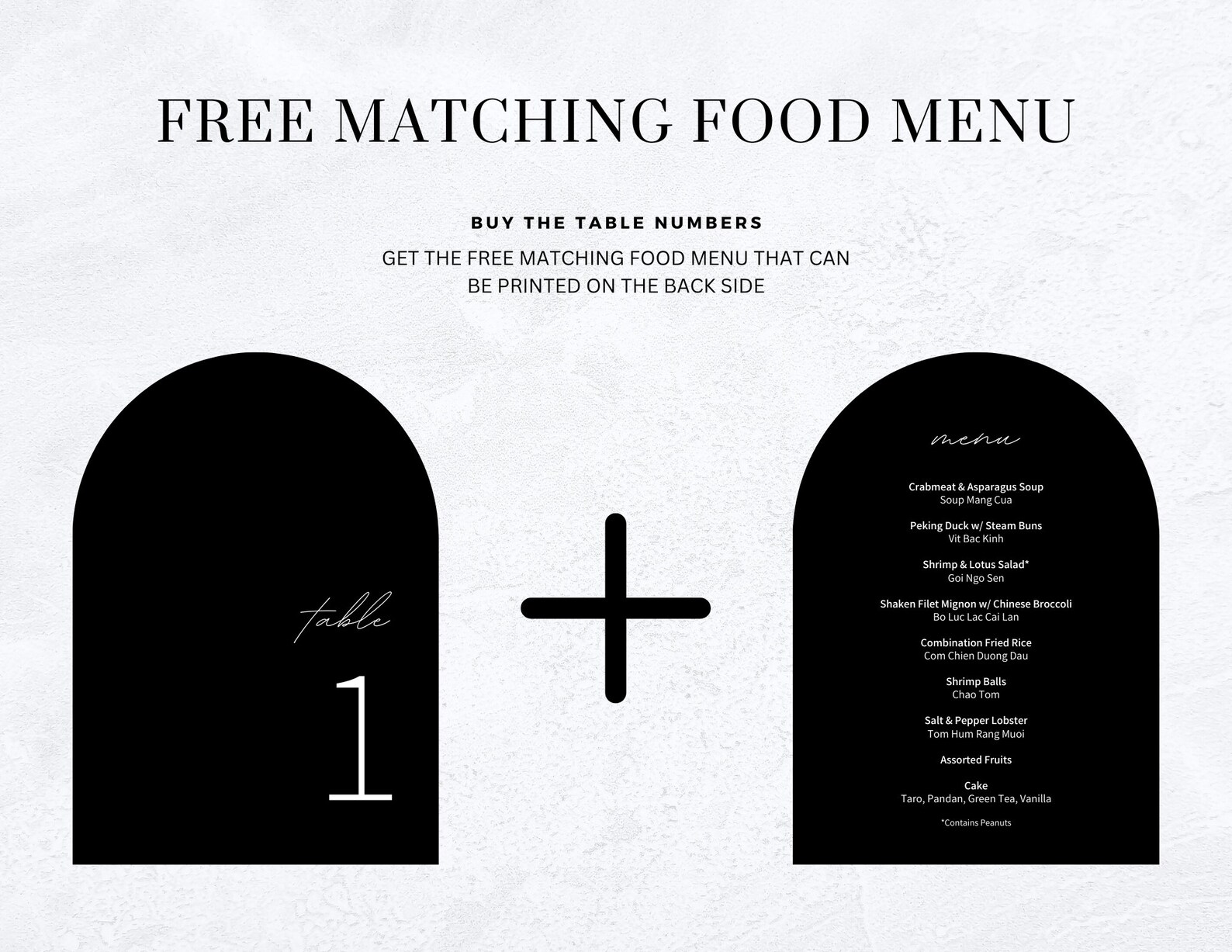 Spanish Wedding Food Menu, Bilingual Food Menu, Spanish Food Menu ...