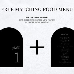 Spanish Wedding Food Menu, Bilingual Food Menu, Spanish Food Menu ...