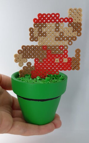 Retro Perler Mario Jumping Super Mario Bros. - Etsy Canada