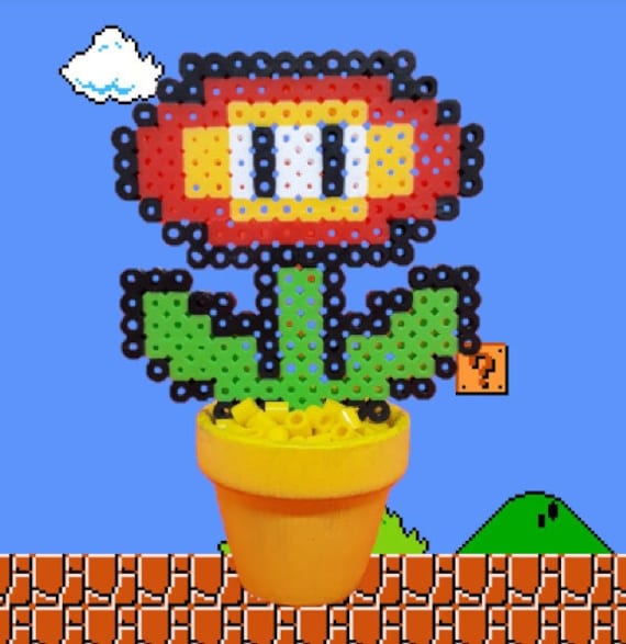 8 Bit Mario Fire Flower
