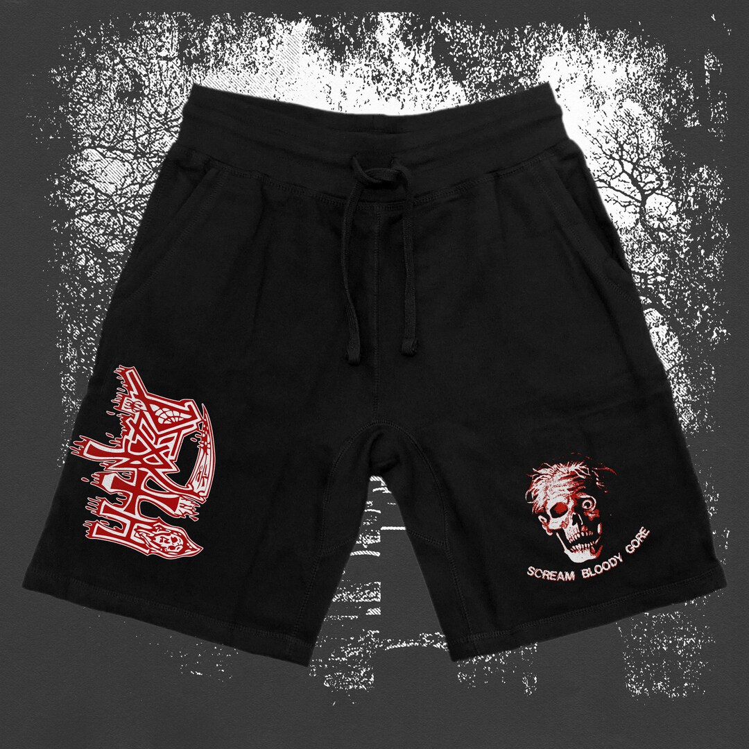 Scream Bloody Gore Death Metal Shorts. - Etsy UK