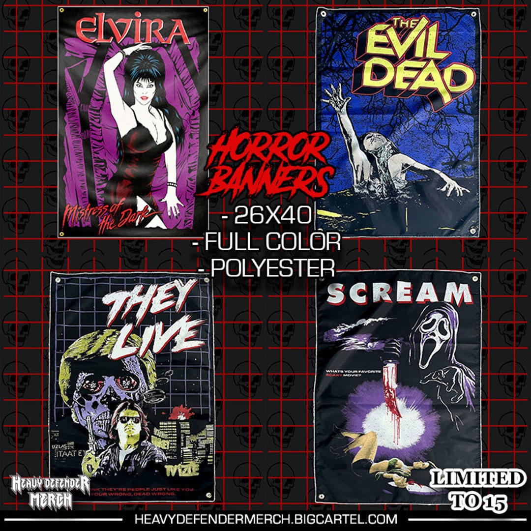 Heavy Horror Banner Flags Vol.2 - Etsy