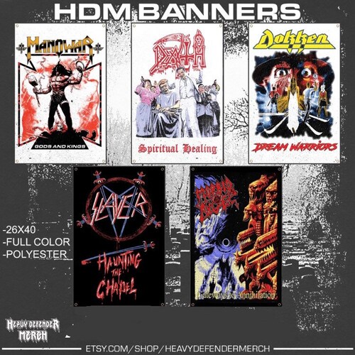 Heavy Metal Banner Flags Vol. 3 - Etsy