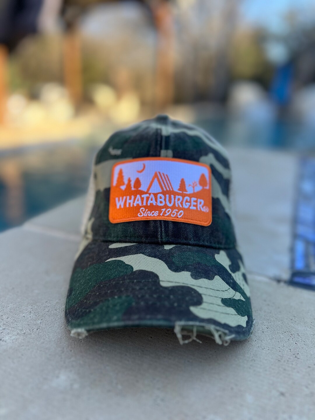 Camo Whataburger Trucker Hat - Etsy
