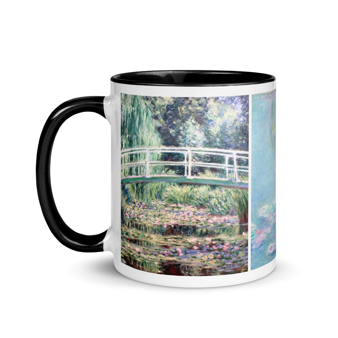 Claude Monet Cup Water Lilies Basin Art Impressionism Work Painting Mug ...