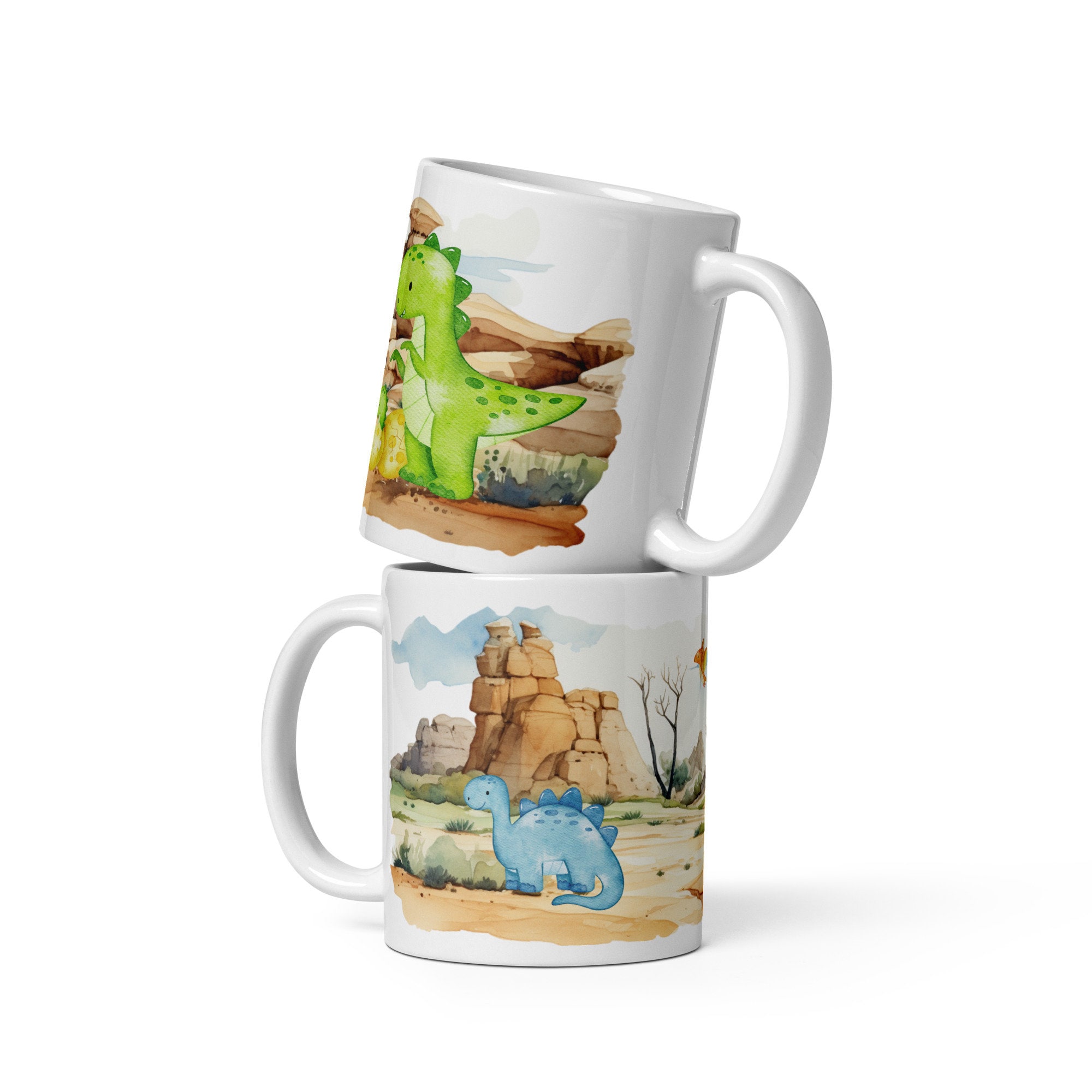 Dinosaur Passion Mug Triceratops Tyrannausorus Rex Mosasaurus ...
