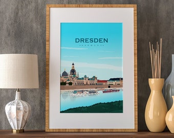 Dresden Print Canvas Poster Germany Picture Holiday Gift Sport - Etsy UK
