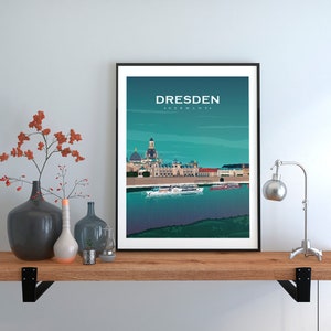 Dresden Poster Vertical | Etsy