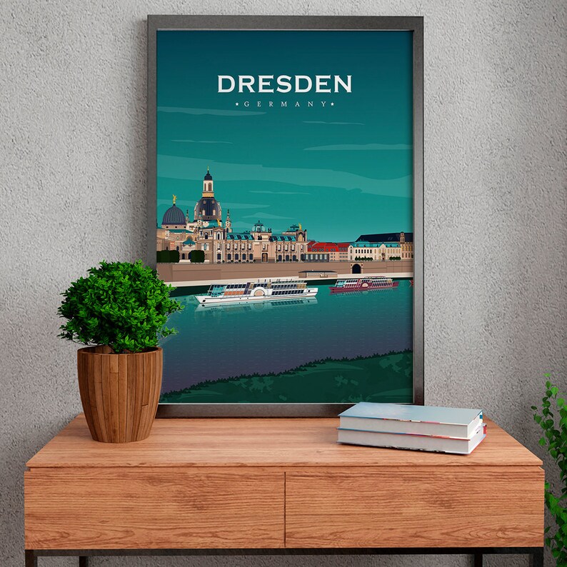 Dresden Poster Vertical - Etsy