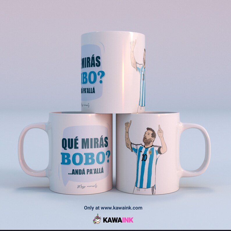 Que Mira Bobo Messi Coffee Mug World Cup 2022 - Etsy