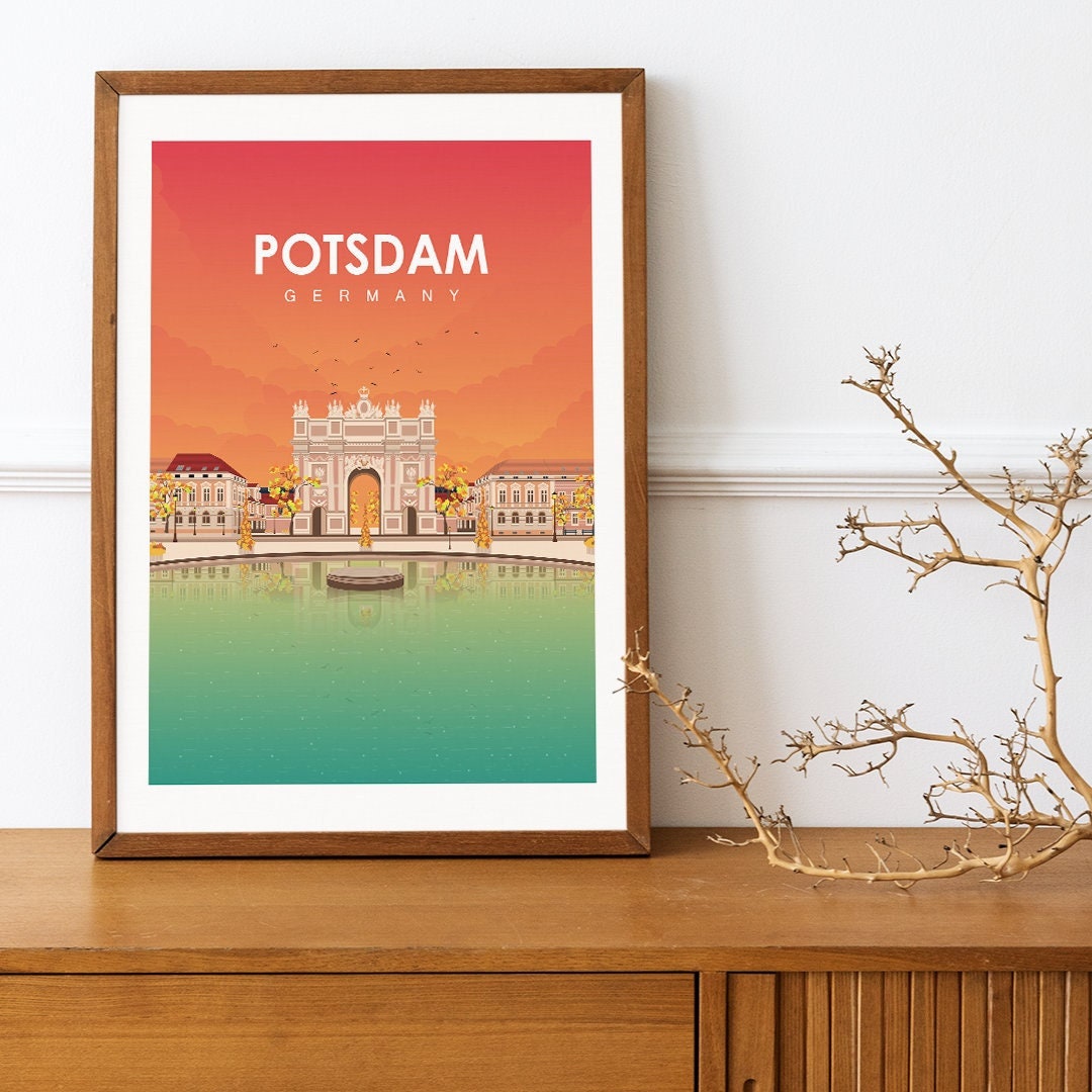 Potsdam Poster. Printed in High Quality Paper. Traveller Poster - Etsy