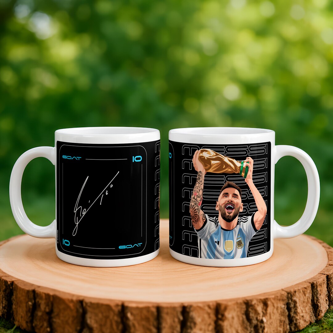 Messi World Champion, Black Mug - Etsy