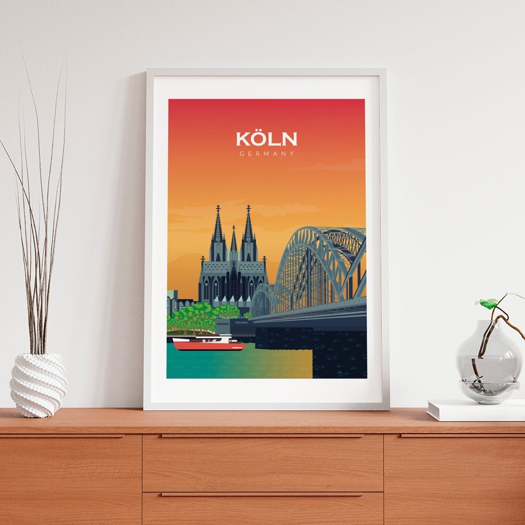 Cologne Poster. Printed in High Quality Paper. Traveller Poster - Etsy