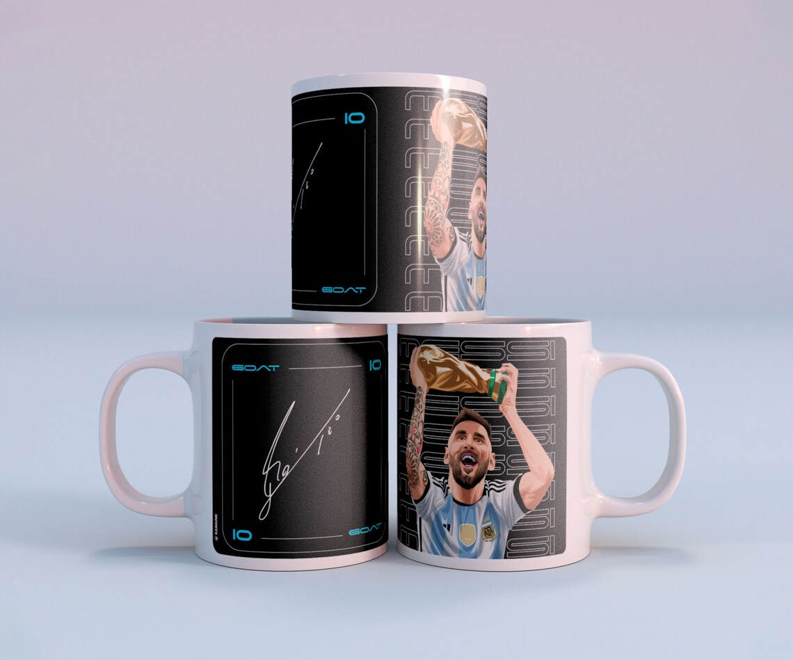 Messi World Champion, Black Mug - Etsy