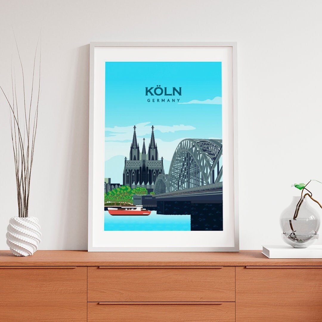 Cologne Poster. Printed in High Quality Paper. Traveller Poster - Etsy