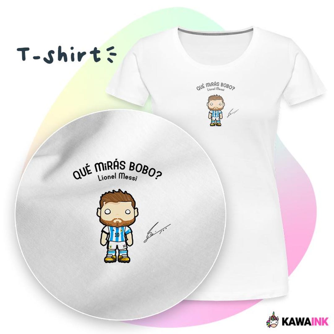 Lionel Messi 'qué Miras, Bobo' T-shirt – Iconic Quote for Fans - Etsy