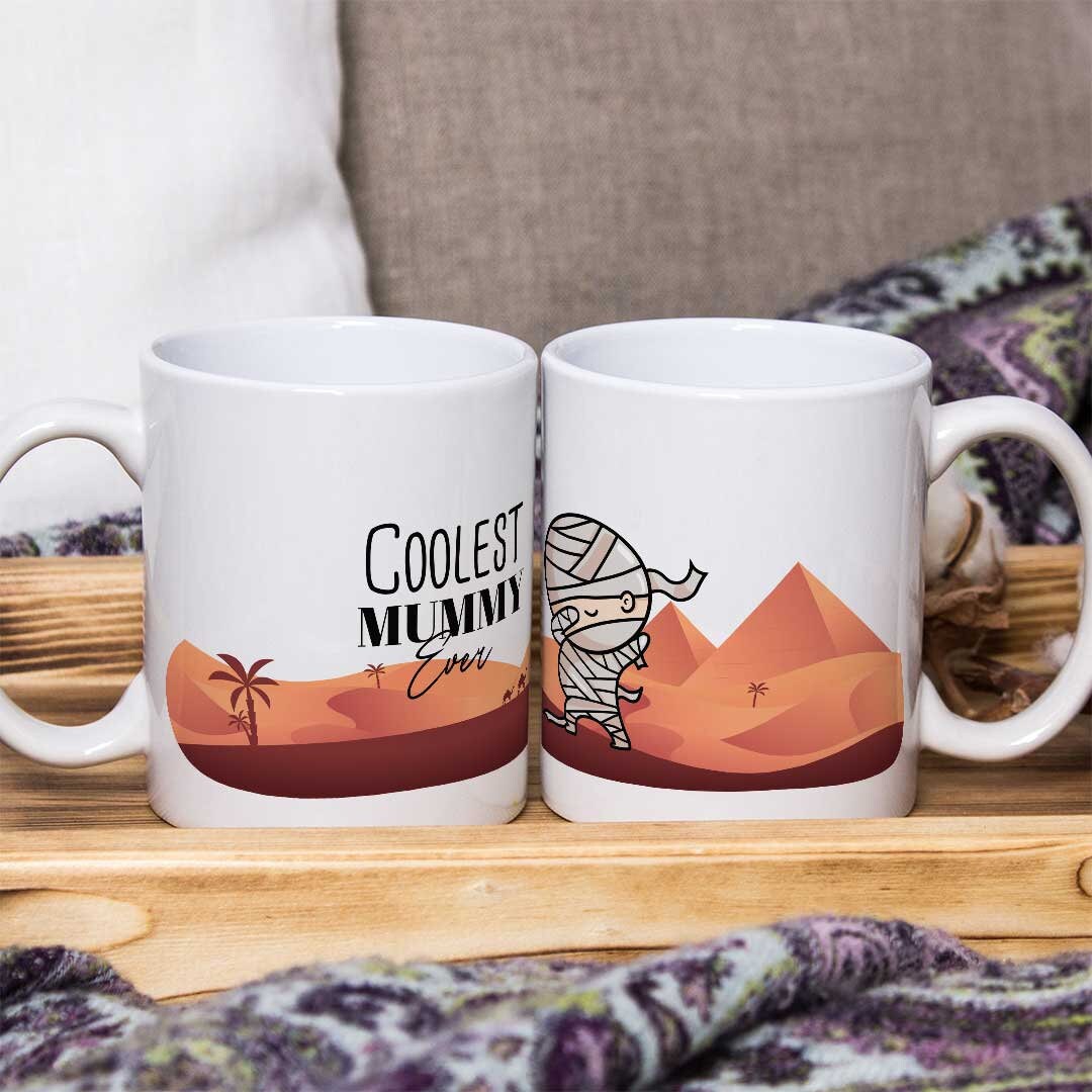 Coolest Mummy Ever Mug – Funny Mother’s Day Gift UK – Cute Ceramic Cup ...