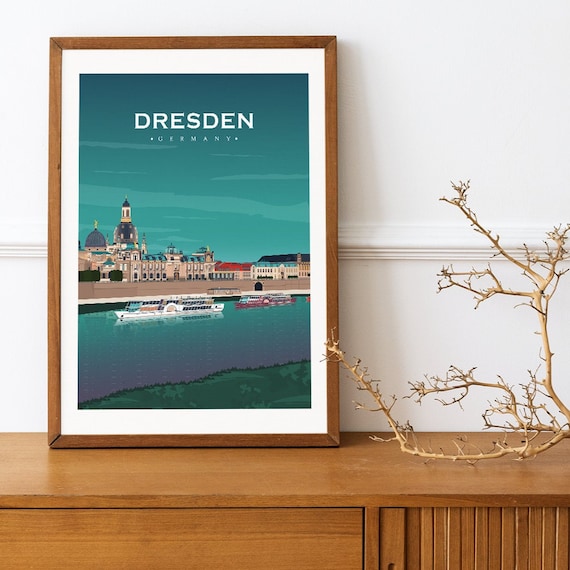 Dresden Poster Vertical | Etsy