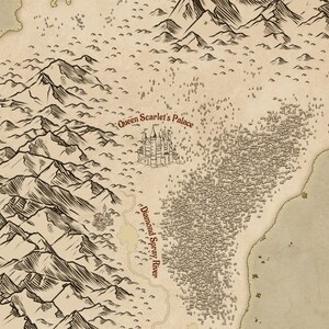 Pyrrhia Map Inspired by Wings of Fire - Etsy