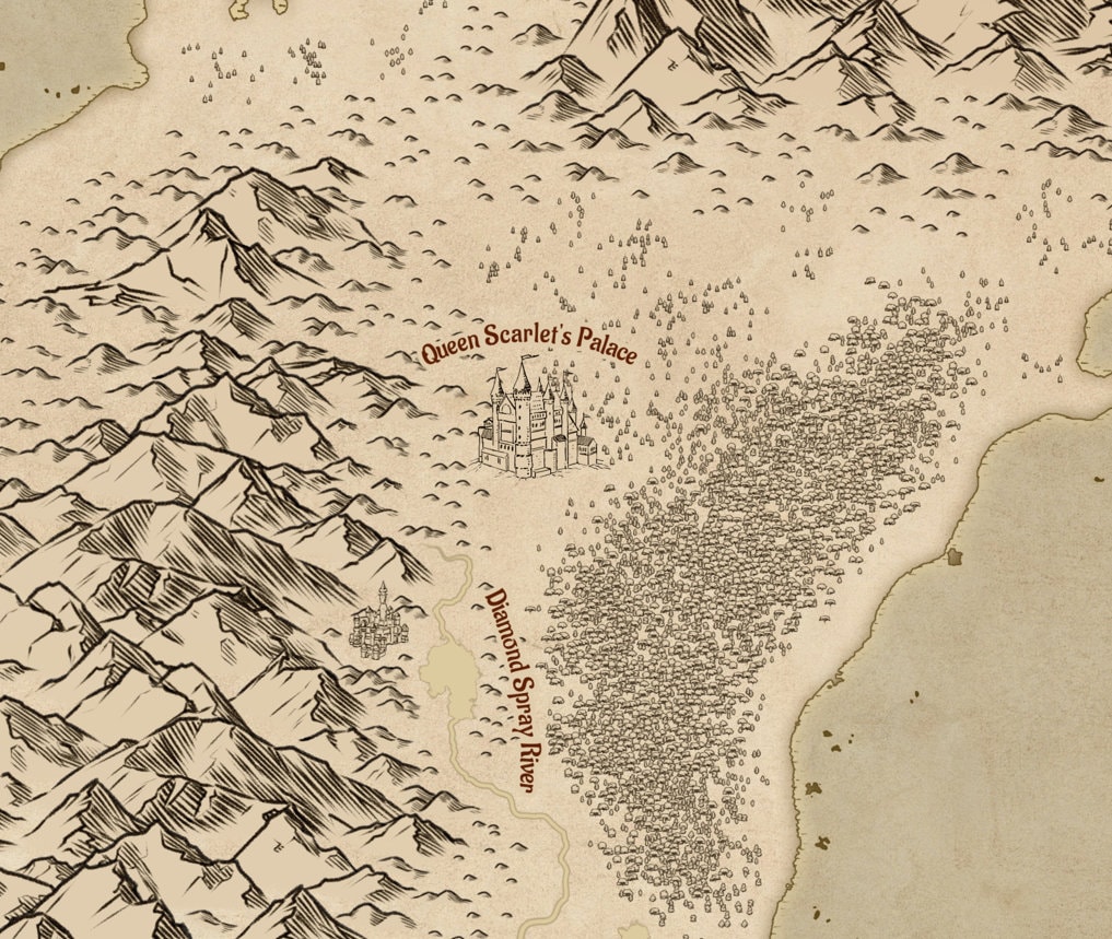 Pyrrhia Map Inspired by Wings of Fire - Etsy UK