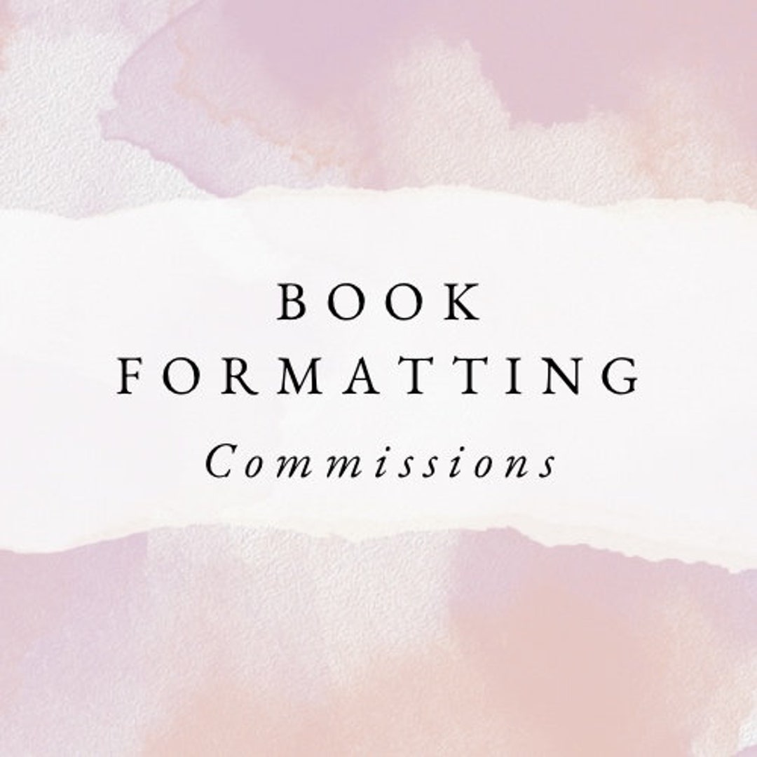 Book Formatting Commission for Authors, Writers — Novel Interior ...