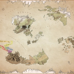 Custom Fantasy Map Commission for Writers, D&D, Gift - Etsy
