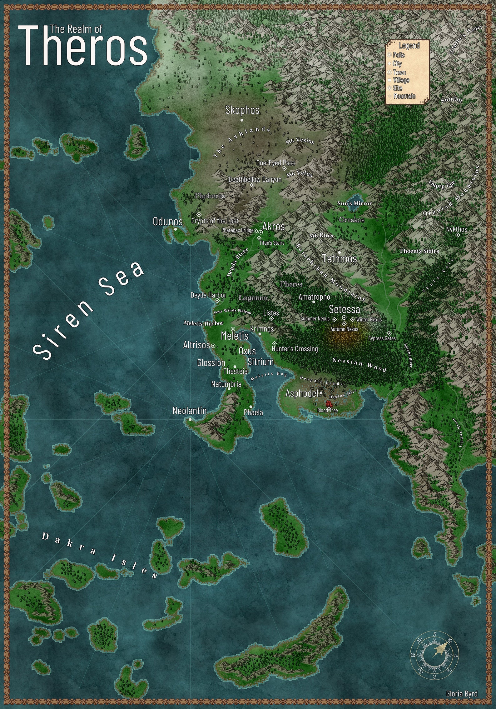 Custom Fantasy Map Commission for Writers D&D Dms and More - Etsy