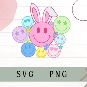 Easter Smiley Faces Svg, Easter Svg, Easter Smiley Faces Png, Easter ...