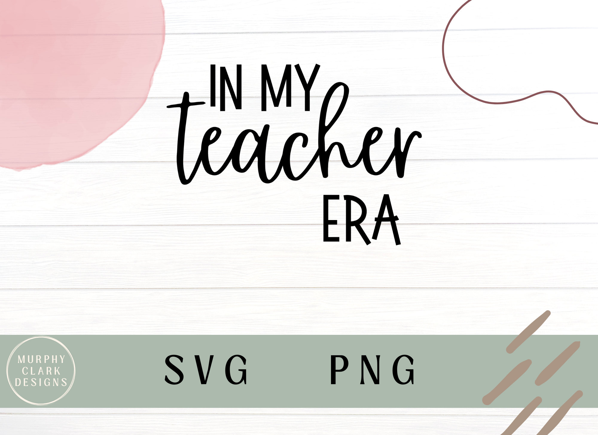 In My Teacher Era Png, in My Teacher Era Svg, Teacher Png, Teacher Svg ...