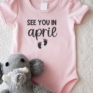 See You in April Svg, See You in April Png, Pregnancy Announcement ...