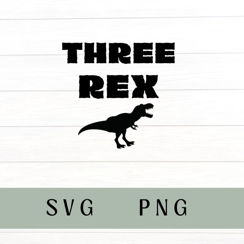 Three Rex Svg - Etsy